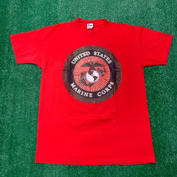 Vintage | Shirts | Vintage 9s Us Marines Usmc Single Stitch Shirt ...